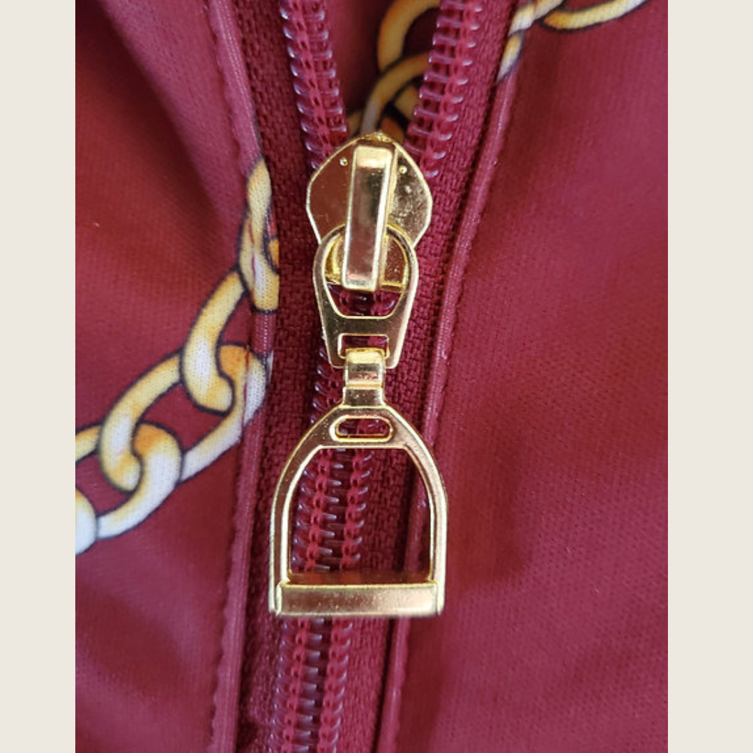 Burgundy Print Equestrian Riding Vest – Dressage Queen Dream